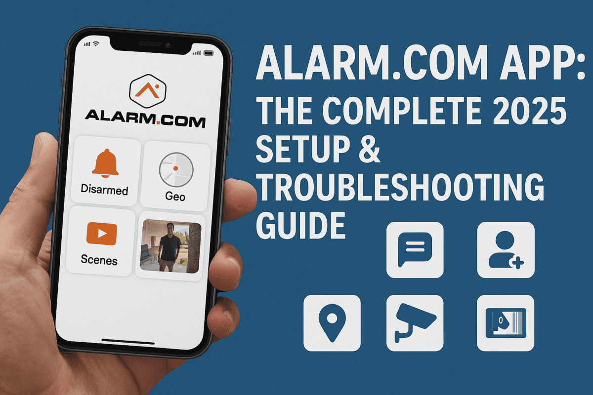 Alarm.com App Guide 2025 | Setup, Notifications & Troubleshooting