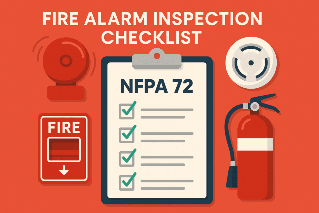 Maine Fire Alarm Inspection Checklist (NFPA 72) and pdf